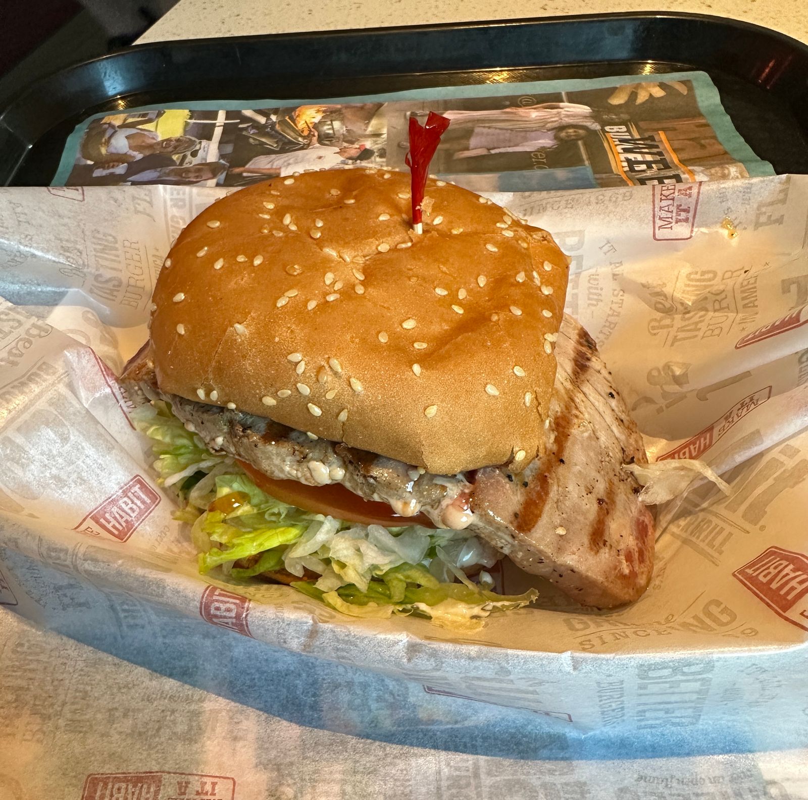 Review: Hamburger Habit Ahi Tuna Filet